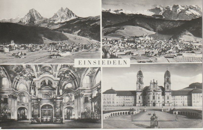 SZ 158 Einsiedeln, Mehrfachbilder, ca. 1950 (Gebraucht) in Freienbach für CHF 0.5 – mit ...
