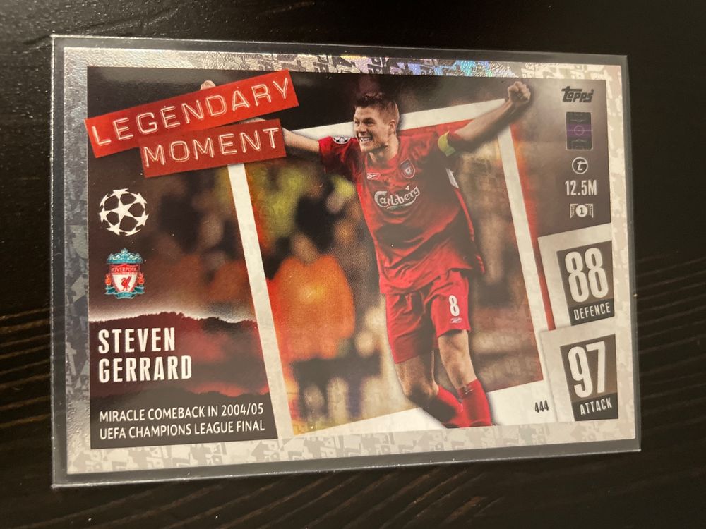 Topps Match Attax Karte Steven Gerrard Liverpool Legendary (Gebraucht ...