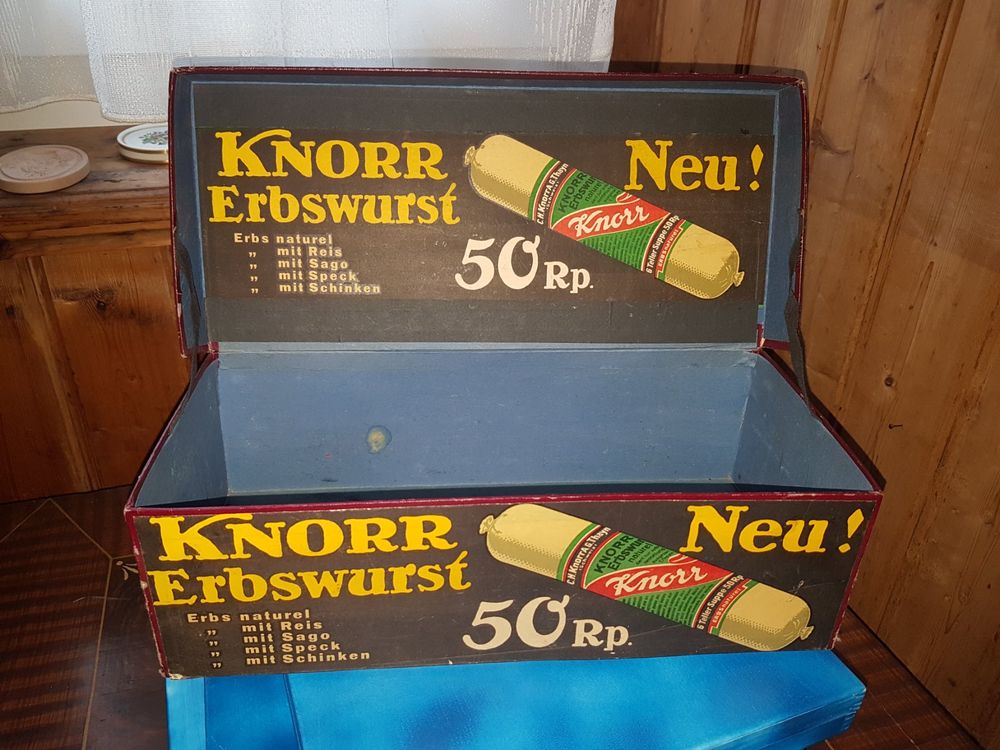 Knorr Erbswurst Schachtel (Gebraucht) in Langnau für CHF 5 – mit ...