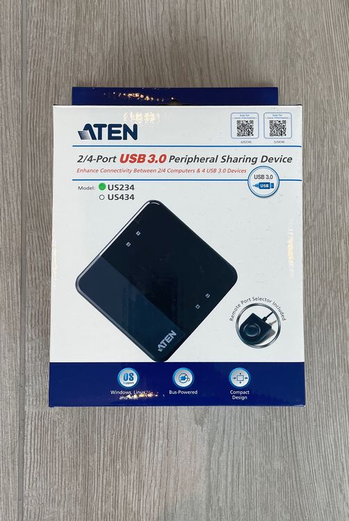 ATEN 2/4-Port USB 3.0 Peripheral Sharing Device (Neu und originalverpackt) in Henggart für CHF 8 ...