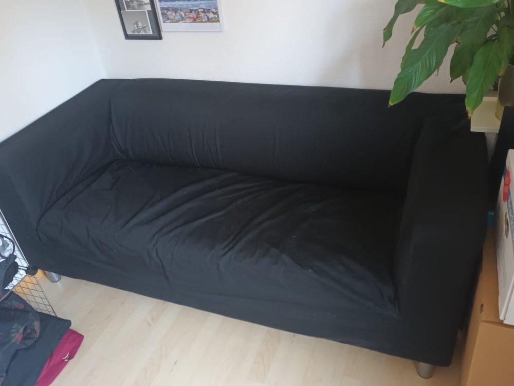 2er Sofa - IKEA KLIPPAN - schwarz | Kaufen auf Ricardo