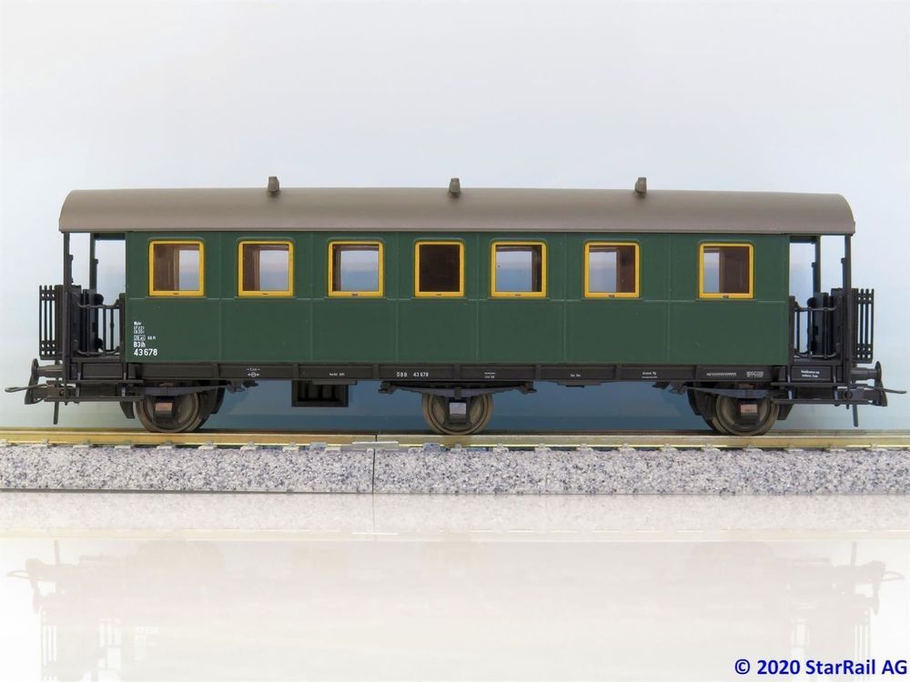 Roco 44866 ÖBB Gepäckwagen Bi3h grün 43678 Epoche III (Neu (gemäss ...