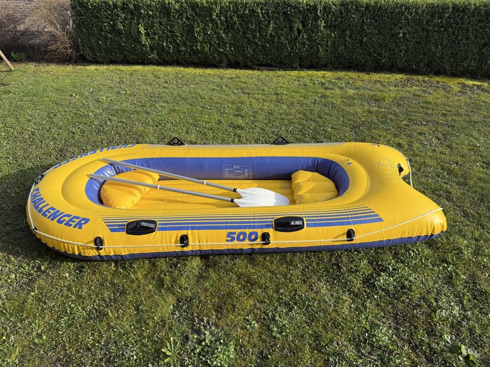 Intex Challenger 500 Schlauchboot inkl. Paddel - 5 Personen (Gebraucht ...