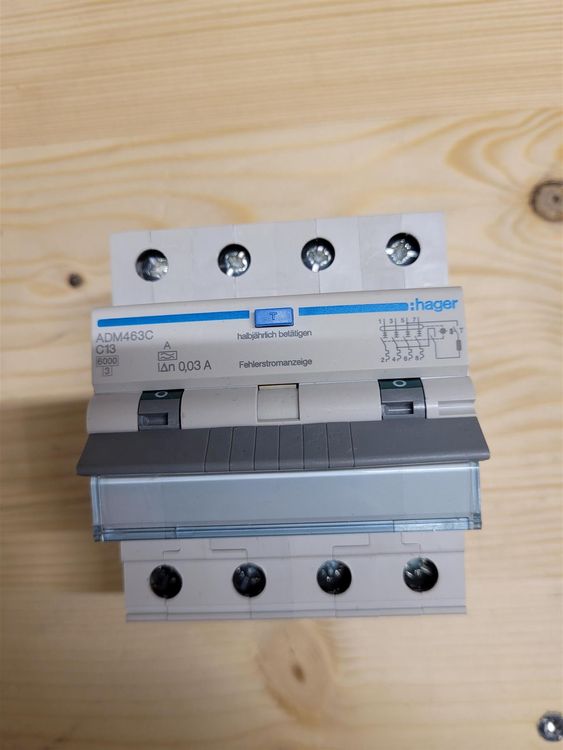 FI/LS-Schalter Hager 4P C 13A 30mA A | Kaufen auf Ricardo