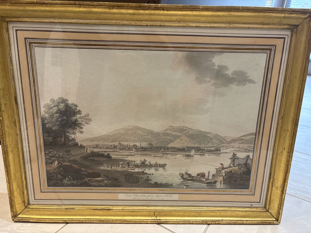 Johann Ludwig ABERLI (1723-1786) Gravure Region Yverdon (D'occasion) à ...