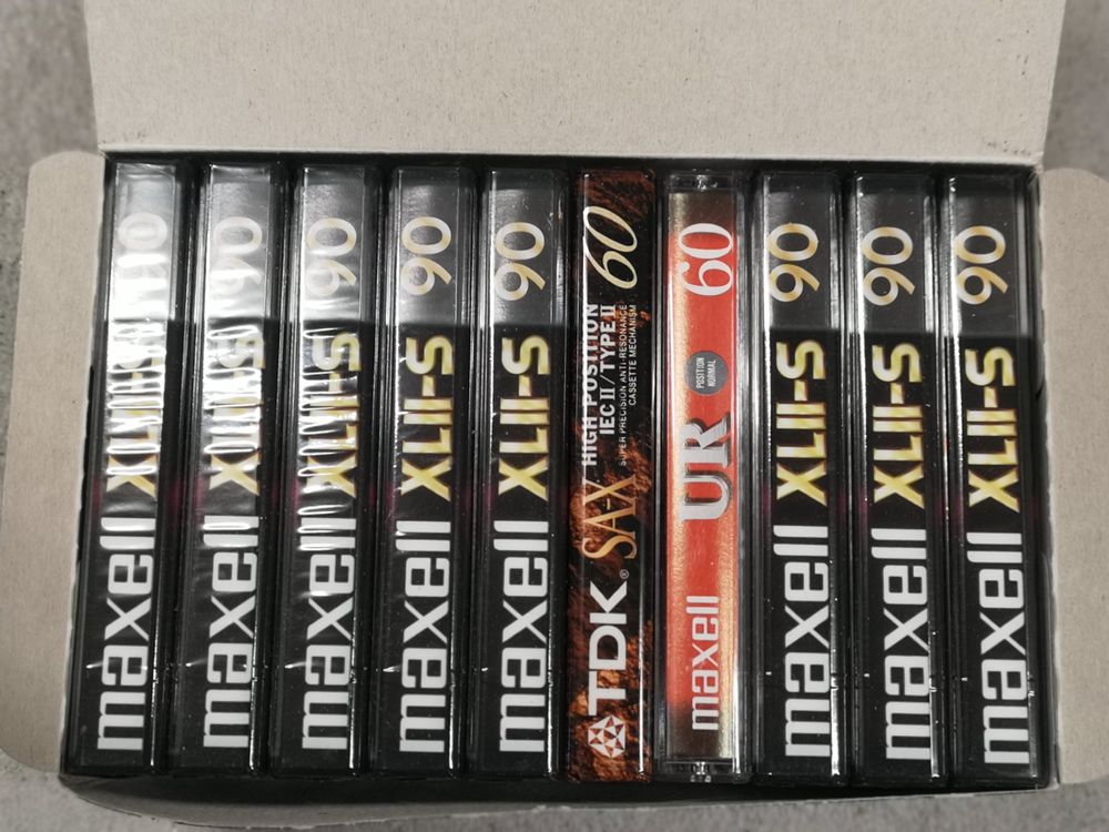 Audiokassetten Maxell XLII-S 90 (8x) ungeöffnet | Kaufen auf Ricardo