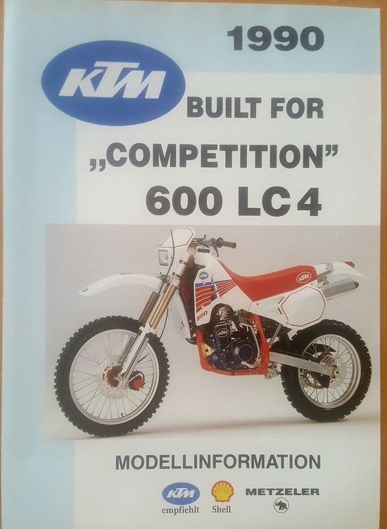KTM LC4 600 COMPETITION Prospekt J. 1990 | Kaufen auf Ricardo