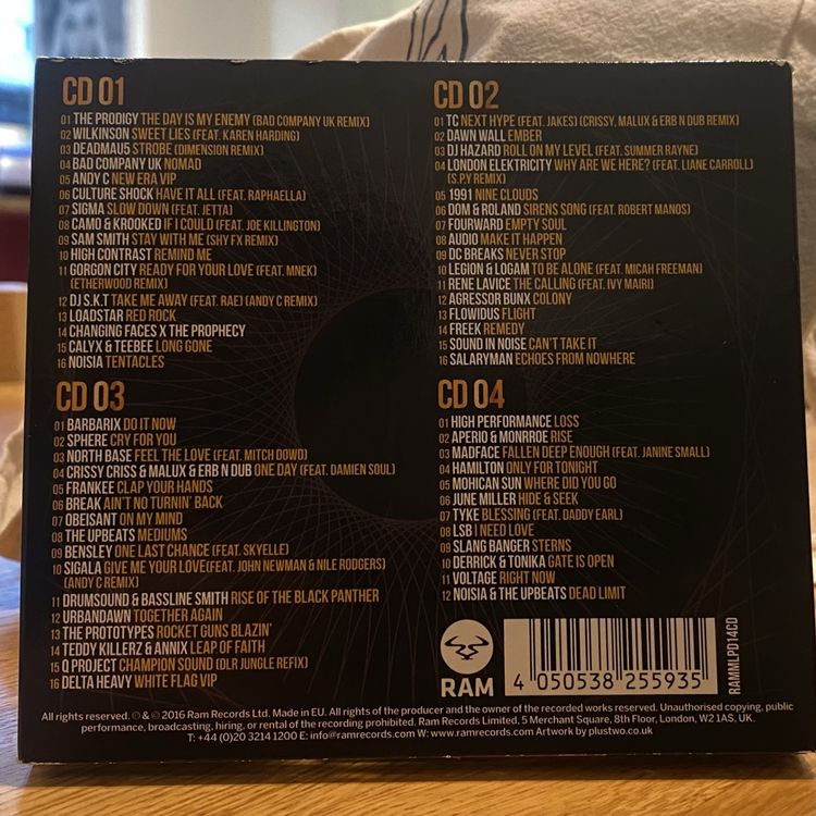 4x Drum & Bass CD (Ram Rec.London) Festival Edition (Gebraucht) in Muri ...