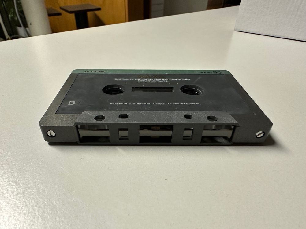 TDK MA-XG 90 Metal Position Type IV Kassette Metal Casing (Gebraucht) in Rickenbach SZ für CHF ...
