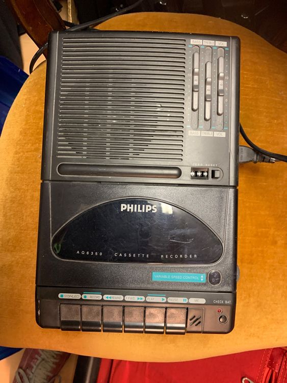 Kassetten-Recorder Philips AQ6350 Cassettenrecorder (Gebraucht) in SOLOTHURN für CHF 25 – mit ...