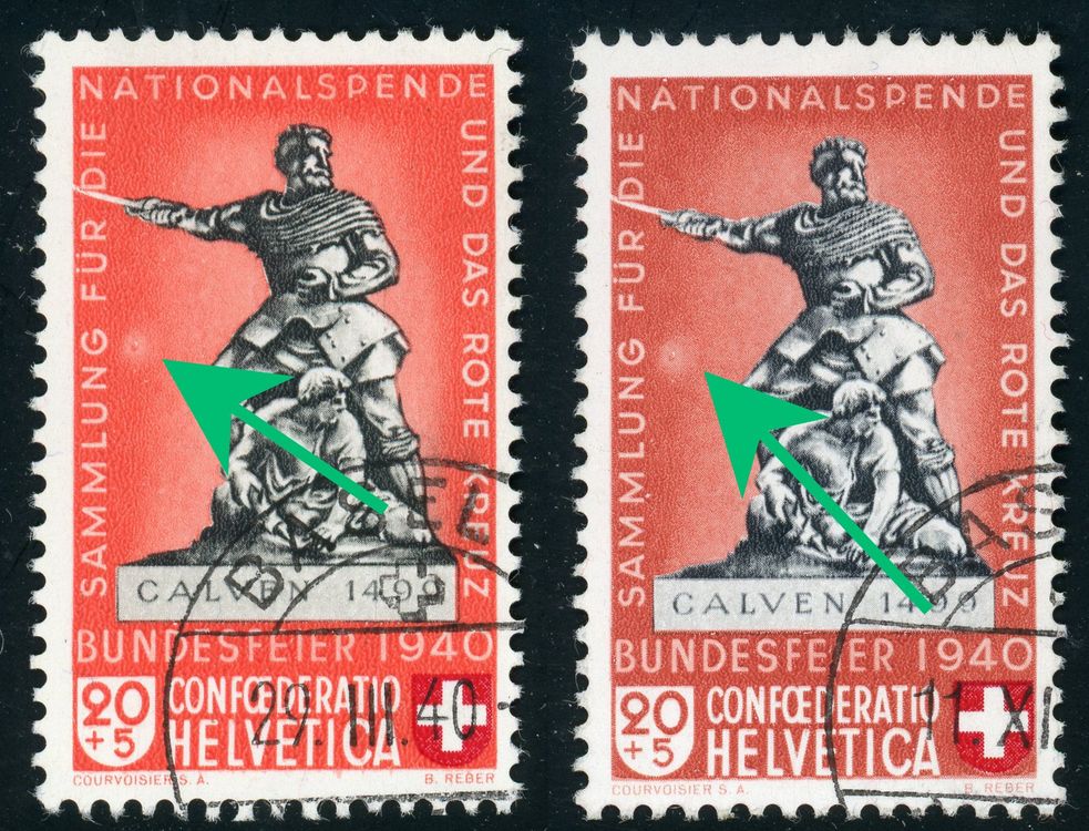 Abart: PP B5 + B5c / mit 2.01c helle Stelle Ꙩ Kat. 77.-- | Kaufen auf Ricardo