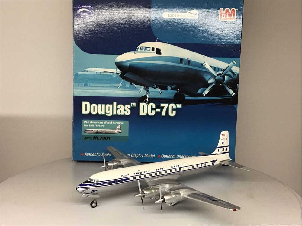 Douglas DC-7C PanAm Modell 1:200 HM (Gebraucht) in Männedorf für CHF 74 ...