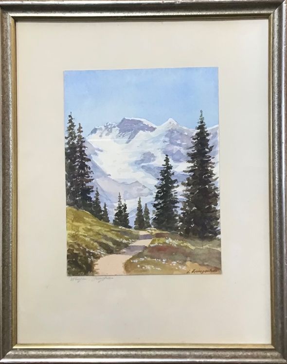 Elisabeth HEIMGARTNER (XX) Landschaft Aquarell | Kaufen auf Ricardo