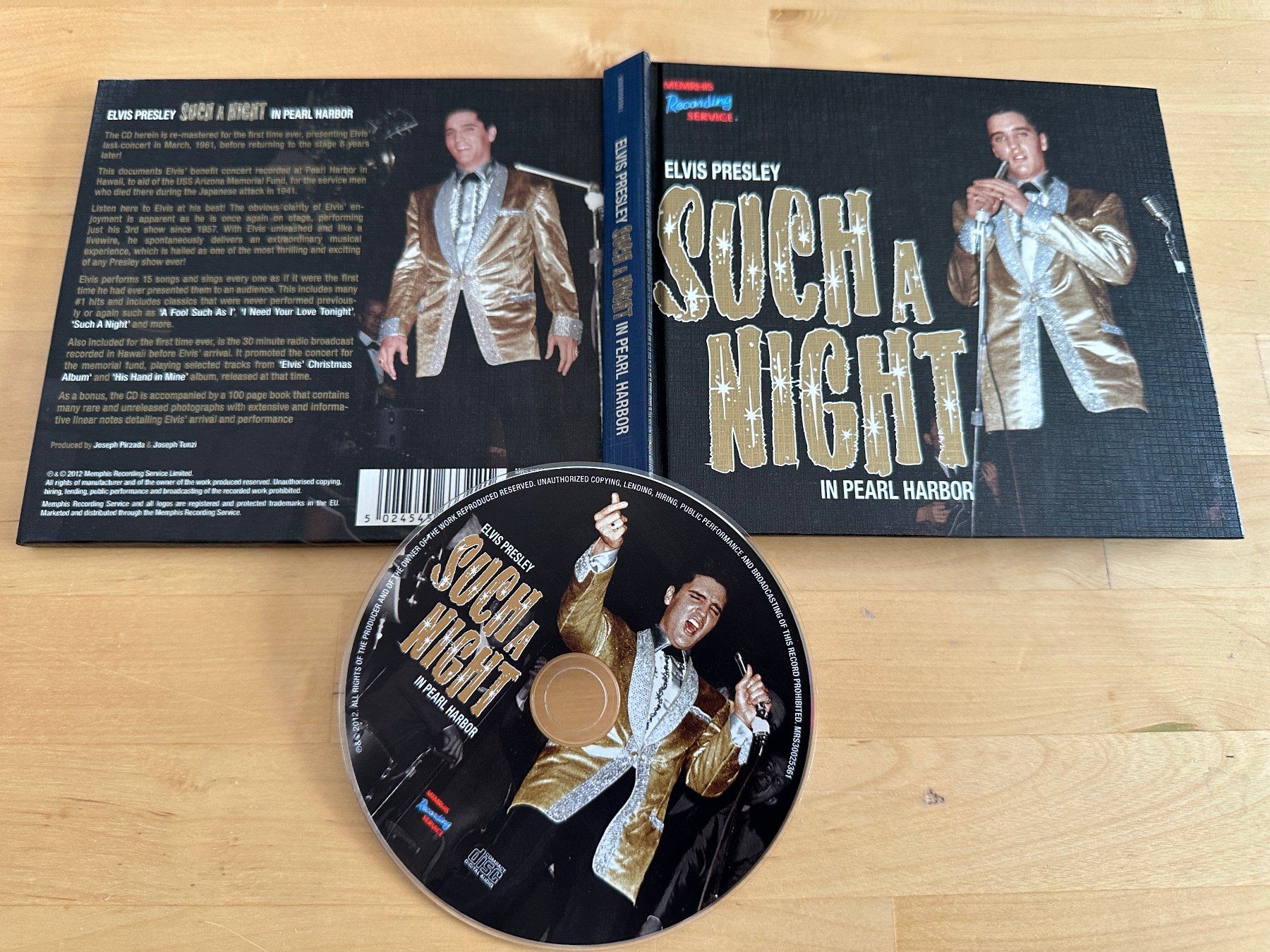 ELVIS PRESLEY rare Such a night Book Version CD Pearl Harbor (Gebraucht ...