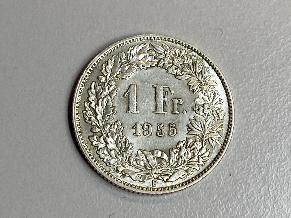 1 Fr. Silber Schweiz 1955 -vz | Kaufen auf Ricardo