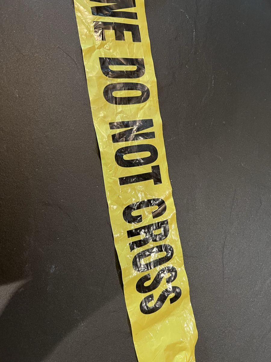 Crime Scene Absperrband, Neu, x Meter, Original 🚧! (Gebraucht) in Lyss ...