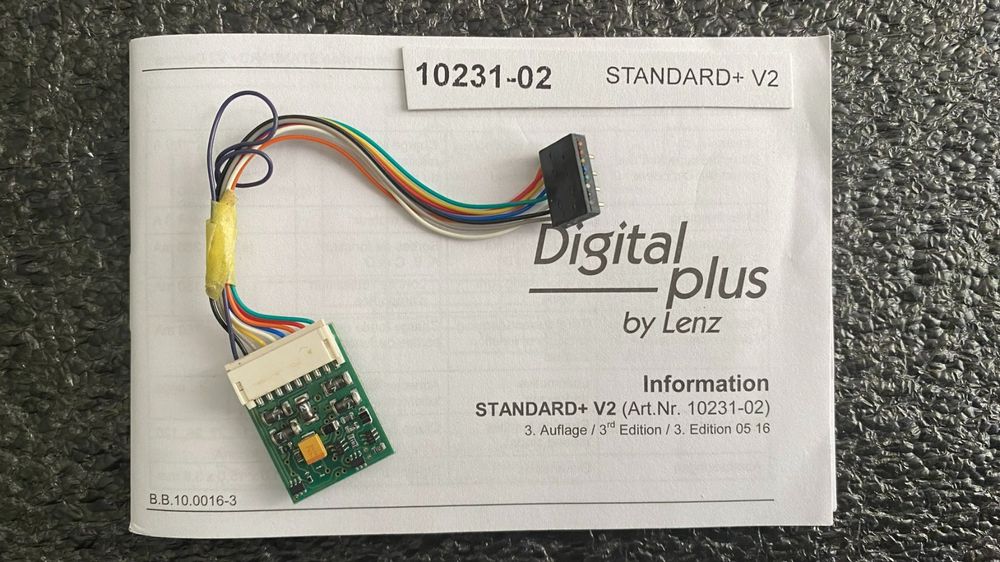 Lenz Lokdecoder 10231-02 "Standard+ V2" (Gebraucht) in Hünenberg für ...
