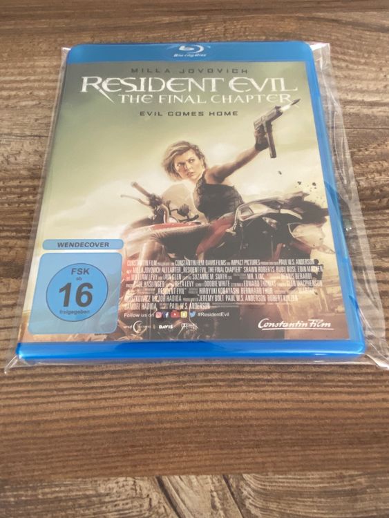 Resident Evil: The Final Chapter Blu-ray in Top Zustand! (Gebraucht) in ...