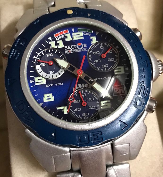 SECTOR Chronograph ETA Herrenuhr ( Quartz / 44 mm ) (Gebraucht) in ...