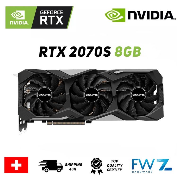 Gigabyte GeForce RTX 2070S Gaming OC (Gebraucht) in Hauterive NE für ...