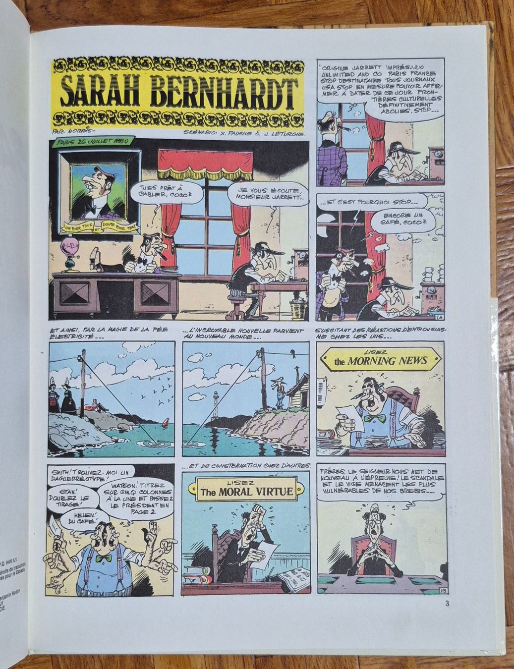 Lucky Luke - Sarah Bernhardt - Edition originale TBE (D'occasion) à ...