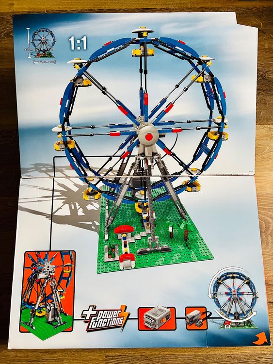 Lego Creator 4957 Ferris Wheel / Riesenrad mit OVP & Motor (Gebraucht ...