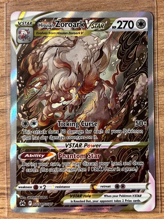 Hisuian Zororak VSTAR GG56/70 Pokemon Crown Zenith #2 (Neu (gemäss Beschreibung)) in Andelfingen ...
