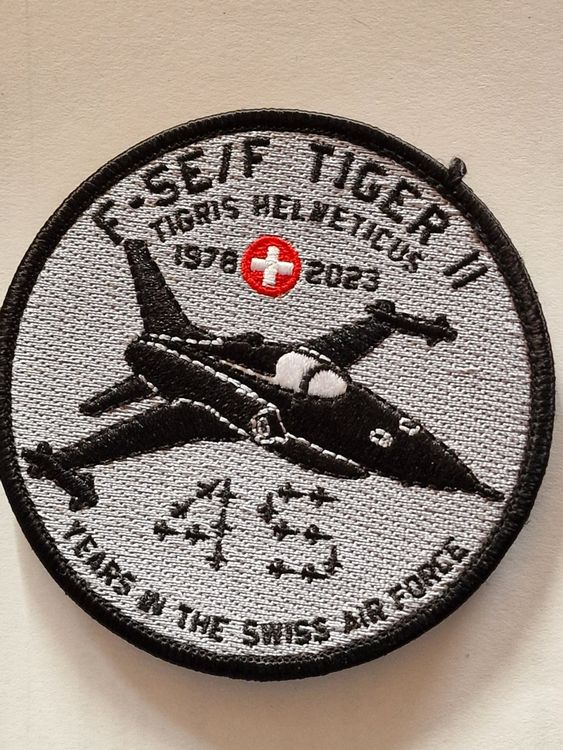 Luftwaffe Abzeichen SWISS Tiger 45 Jahren Klett | Kaufen auf Ricardo