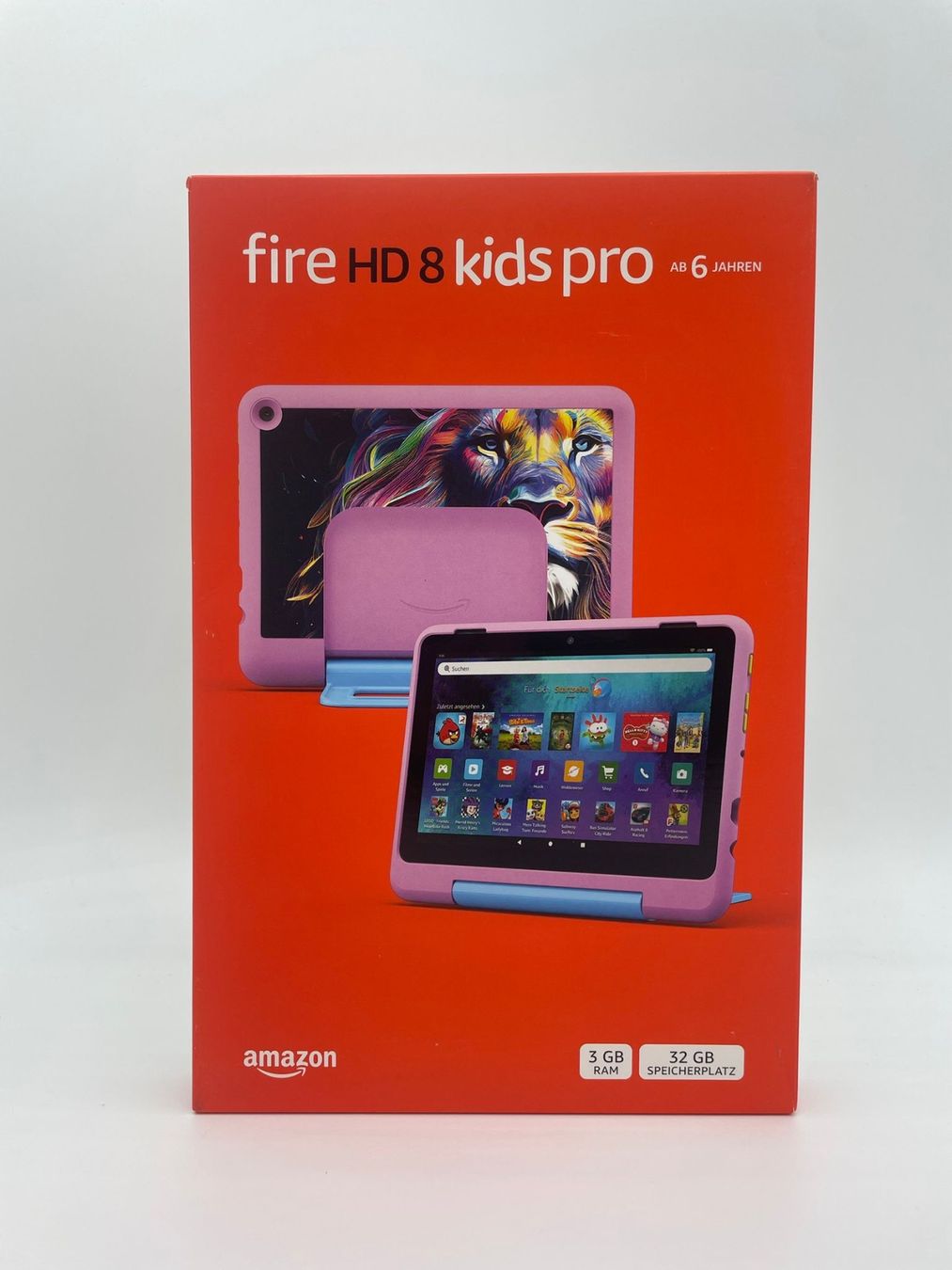 Amazon Fire HD 8 Kids Pro 12. Gen 32GB Wi-Fi 8 Zoll - Löwen (Neu und ...