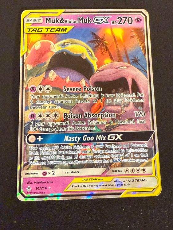 Pokemon Muk & Alolan Muk GX (UNB 61) (Gebraucht) in Muri AG für CHF 7 ...