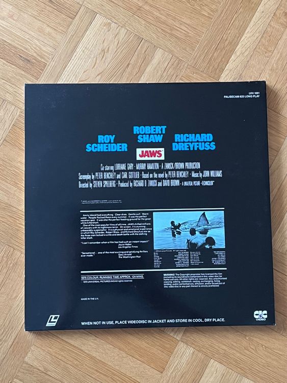Laserdisc Jaws Der weisse Hai | Kaufen auf Ricardo