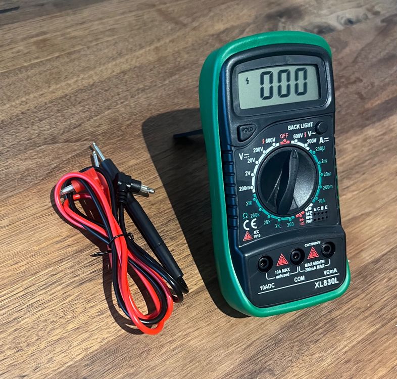 Messgerät Multimeter AC/DC/Ampere/Ohm, grün (fabrikneu) (Neu und ...