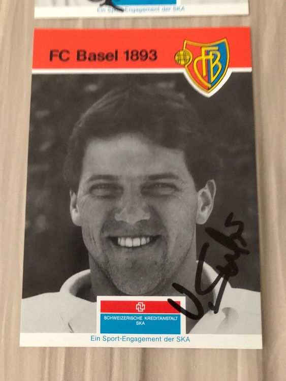 Fc Basel Autogrammkarte | Kaufen auf Ricardo
