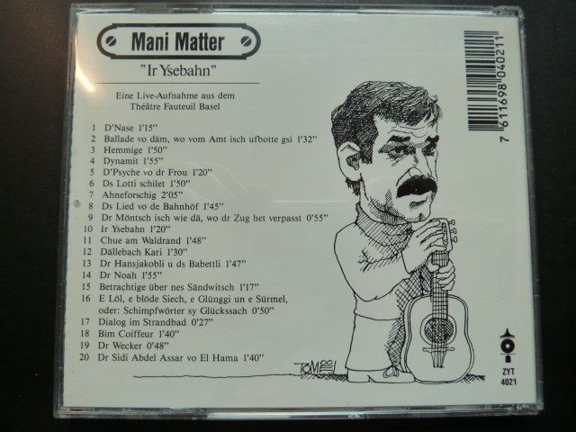 Mani Matter - Ir Ysebahn | Kaufen auf Ricardo