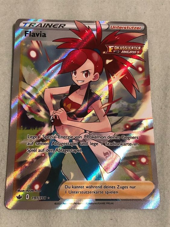 Trainer Flavia Pokémon Karte (Neu (gemäss Beschreibung)) in Alchenflüh ...