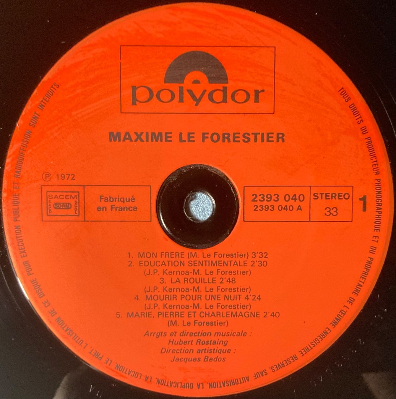 MAXIME LEFORESTIER - MAXIME LEFORESTIER (D'occasion) à Poliez-Pittet ...