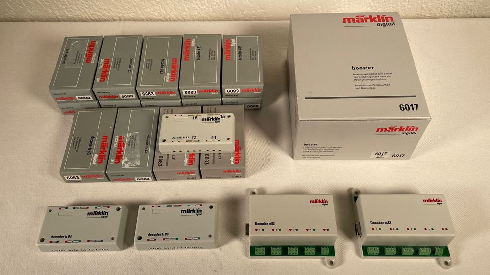 Märklin Digital 6017, 6083, 6084, 60832 Decoder und Booster | Kaufen ...