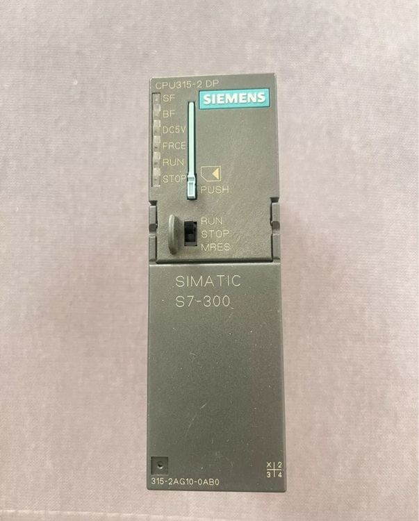 Siemens SIMATIC S7-300 CPU 315 2-DP (6ES7315-2AG10-0AB0) (Gebraucht) in ...