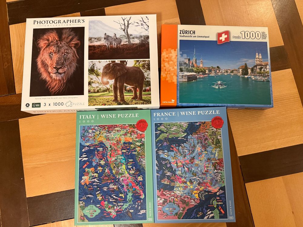 Puzzles - set of 6 different puzzles | Kaufen auf Ricardo