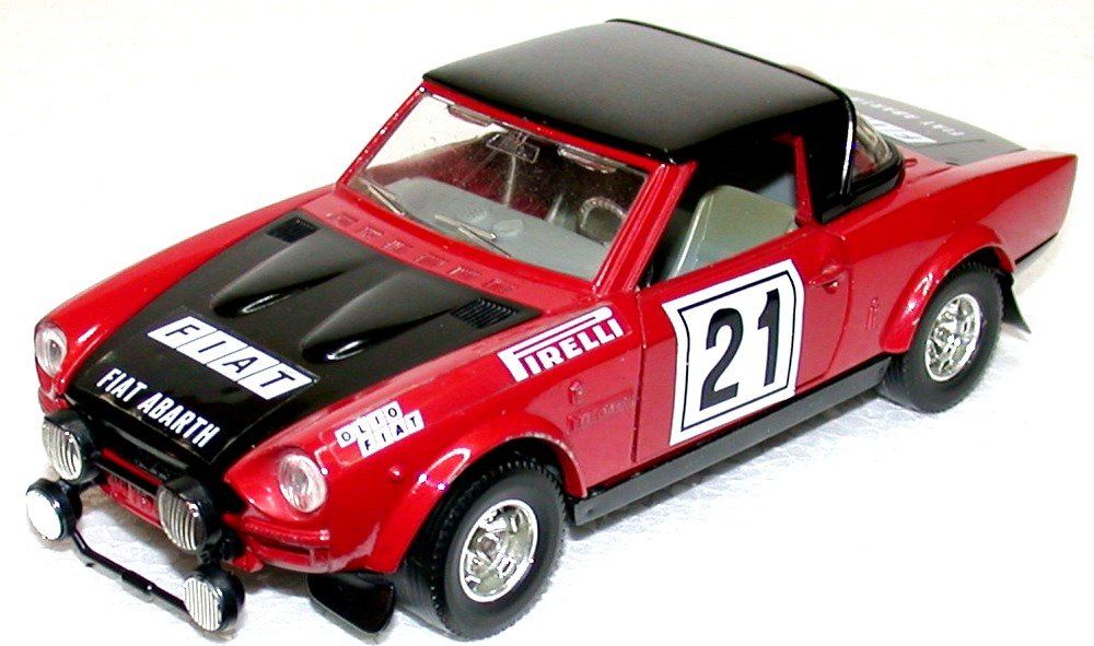 Fiat 124 Sport Spider Abarth Rally BBURAGO 1:24 (Neu (gemäss ...
