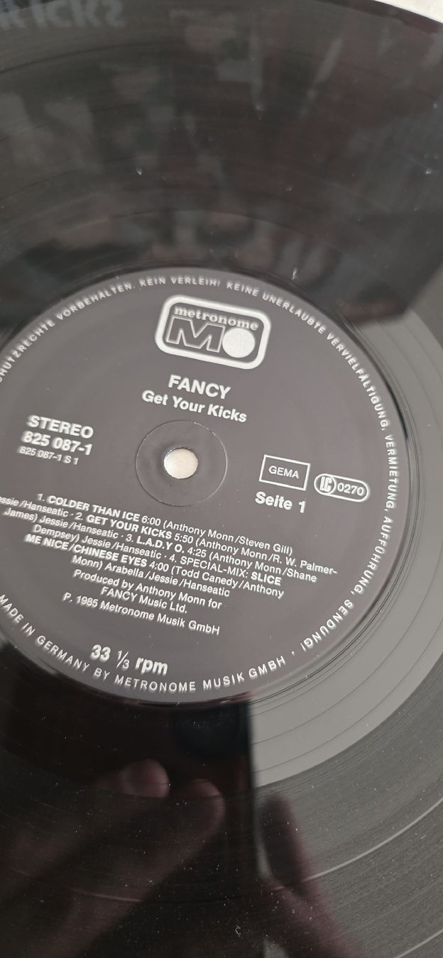 Fancy - Get Your Kicks 1985 Vg,Vg (D'occasion) à Yvonand pour CHF 8 ...