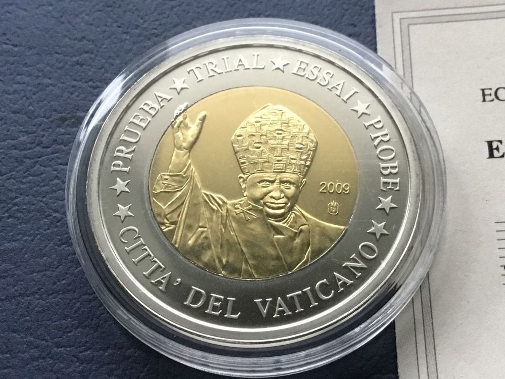 2 Euro Entwurf Vatikan 2009 Papst Benedikt | Kaufen auf Ricardo
