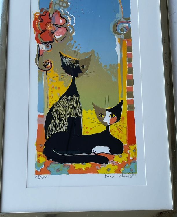 Rosina WACHTMEISTER (1939) Lithographie handsigniert | Kaufen auf Ricardo