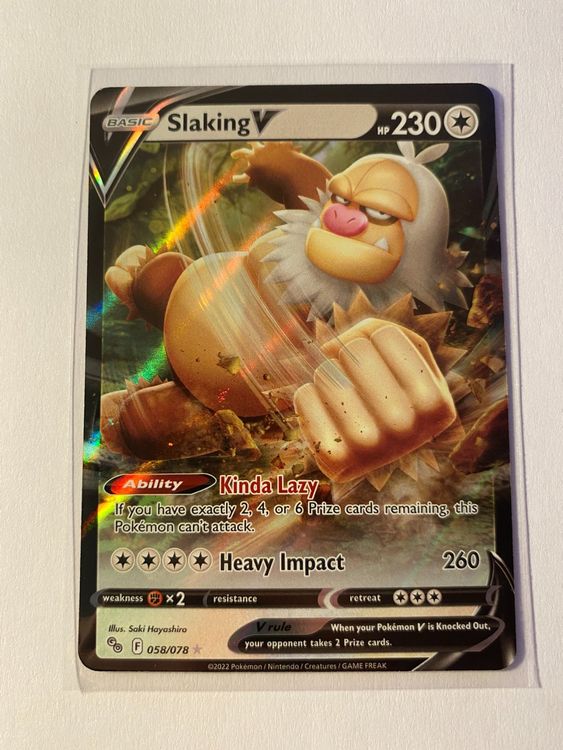 Pokemon Slaking V 058/078 Pokemon Go EN (Neu (gemäss Beschreibung)) in ...