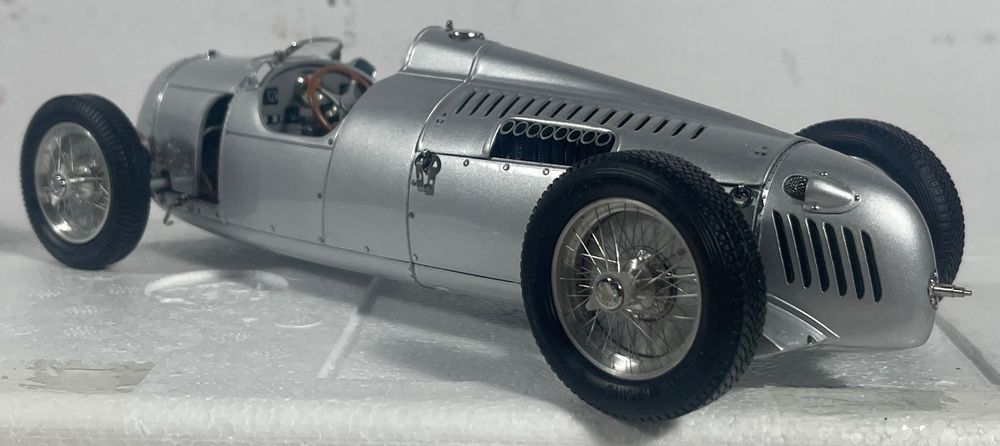 Vintage CMC 1/18 Auto Union Type C 1936-1937 Silber Präzisio (Gebraucht ...