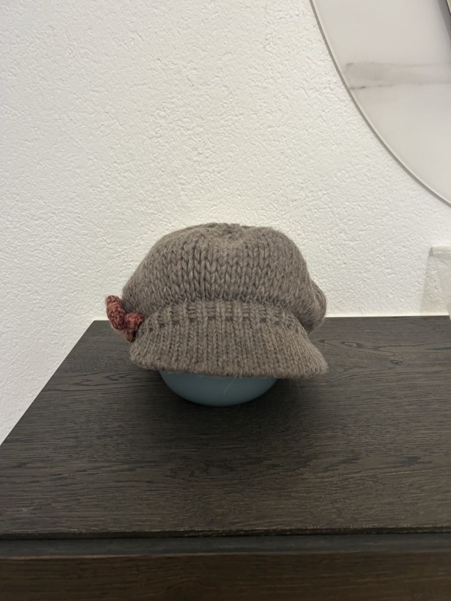 Cappello donna in lana con fiore decorativo (Nuovo (secondo la ...