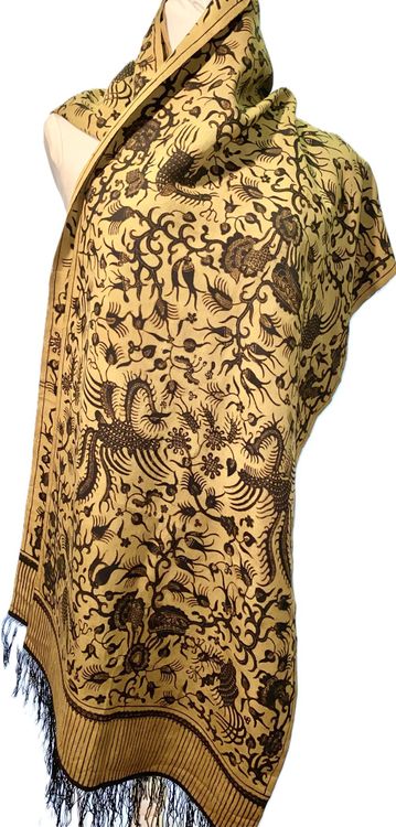 BEAUTIFUL SHOULDER BATIK IN SELENDANG LOKCAN SILK -1900-1930 (Gebraucht ...