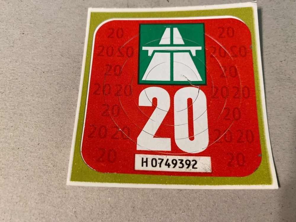 Autobahn vignette 2020 zum Sammeln (Neu (gemäss Beschreibung)) in Dietikon für CHF 3 – mit ...