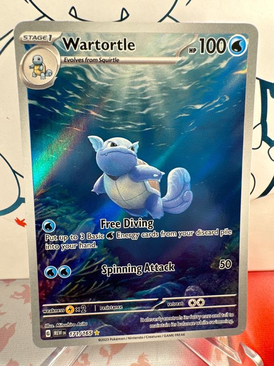 Pokemon 151 Wartortle AR | Kaufen auf Ricardo