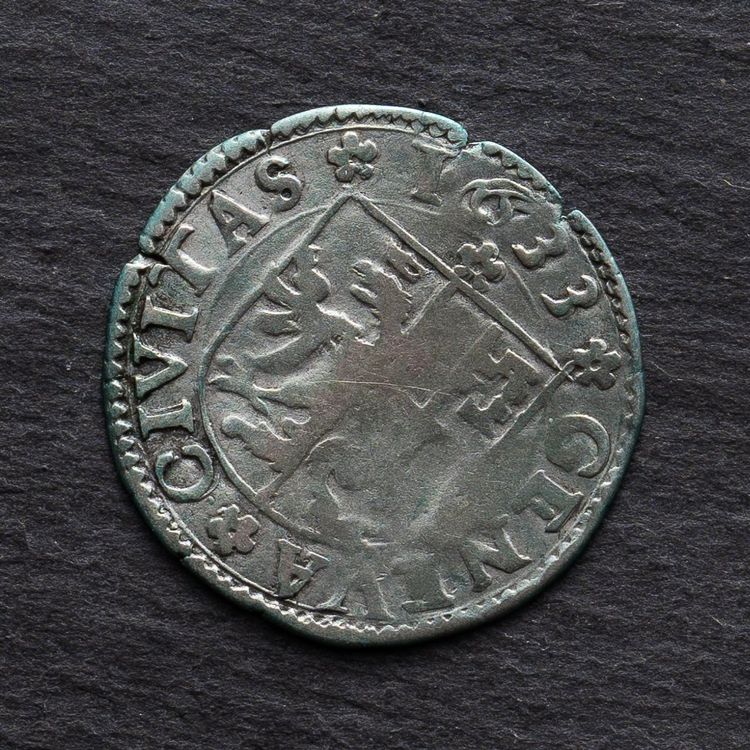 Silbermünze 1/2 Batzen 1633 Adlerwappen Rarität (Gebraucht) in Eggenwil für CHF 26 – mit ...